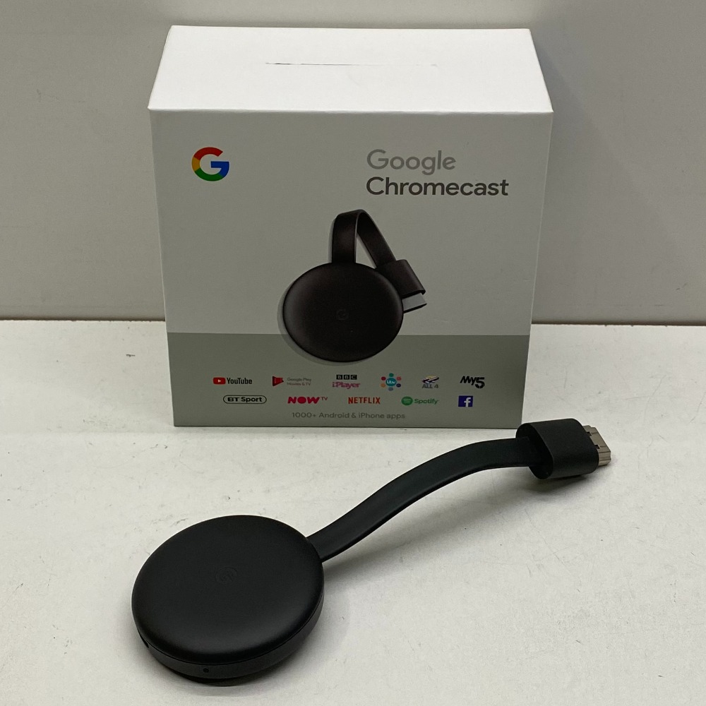 Pre-owned Google Chromecast 3rd Generation Model NC2-6A5 Boxed - Own4Less